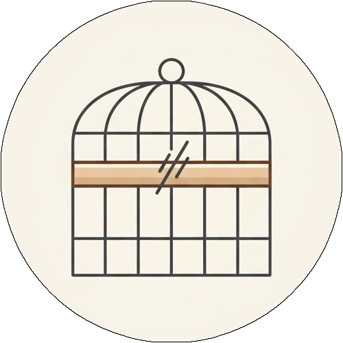 قفس طوطی لوکس و لاکچری 🐦مناسب کاسکو، ماکائو و طوطی‌های بزرگ